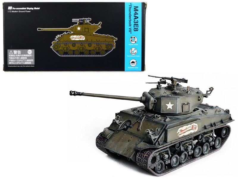 United States M4A3E8 "Thunderbolt VII" Tank "Commander of 37th Tank ...
