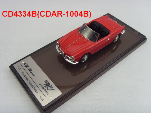 1/43 Century Dragon Alfa Romeo Giulietta Spider (1955) Red Resin Car ...