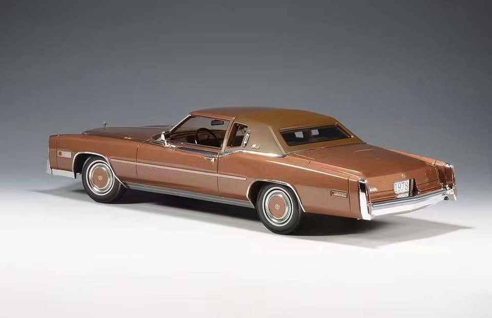 1/18 Stamp Models 1978 Cadillac Eldorado Biarritz (Bronze Brown) Car ...