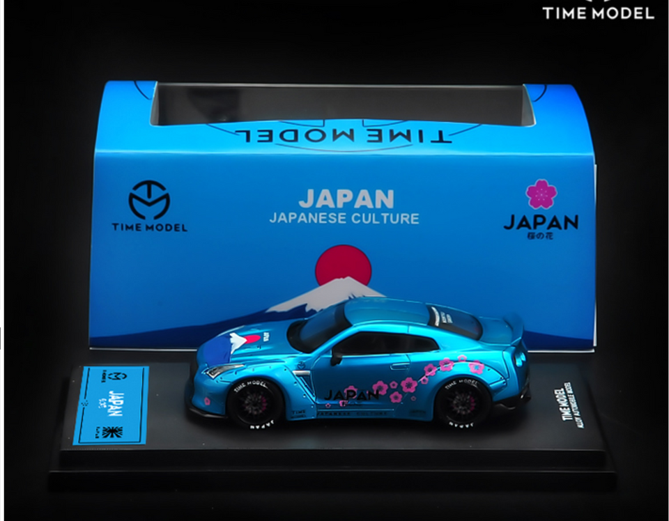 1/64 Nissan GTR GT-R R35 LB Wide Body SAKURA Edition Diecast Model Car ...