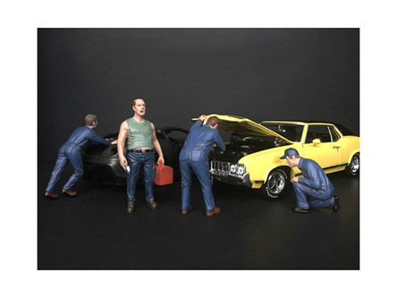 "Mechanic Classic" 4 piece Figurine Set for 1/24 Scale Models by ...