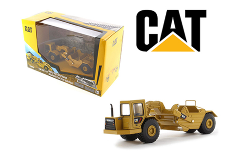 CAT 1/64 Wheel Tractor 611 Scraper Model - LIVECARMODEL.com