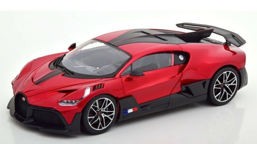 1/18 BBurago Bugatti Divo (Red) Diecast Car Model - LIVECARMODEL.com