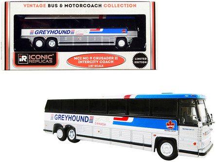 1980 MCI MC-9 Crusader II Intercity Coach Bus "Greyhound Canada" White ...