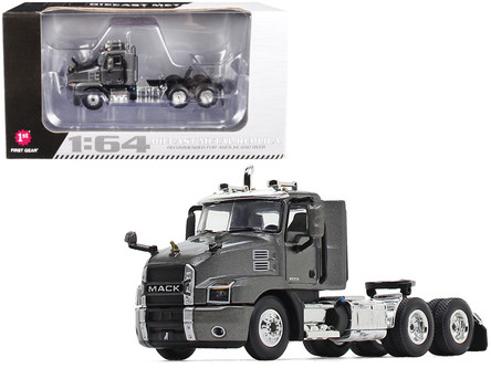 Mack Anthem Day Cab Tractor Truck Graphite Gray 1/64 Diecast Model by ...