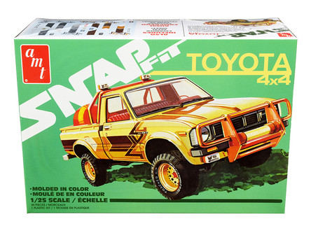 Skill 1 Snap Model Kit Toyota Hilux 4x4 Pickup Truck 1/25 Scale Model ...