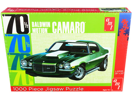 Jigsaw Puzzle 1970 1/2 Baldwin Motion Chevrolet Camaro MODEL BOX PUZZLE ...