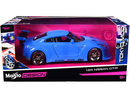 1/24 2009 Tokyo Model Nissan Skyline GTR GT-R R35 (Blue) Diecast Car ...