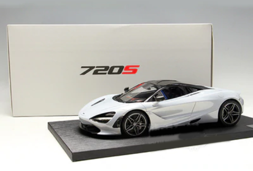 1/18 TSM Top Speed TopSpeed Mclaren 720S (Grey) Resin Model (foam box ...