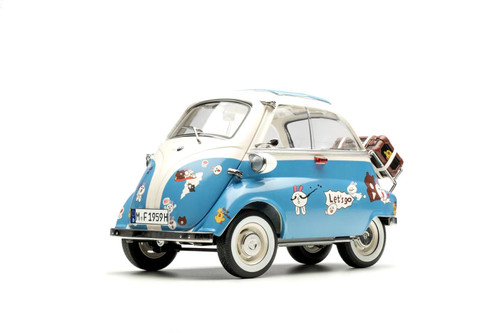 1/12 NSL BMW Isetta Brown & Friends Cartoon Edition Diecast Car Model ...