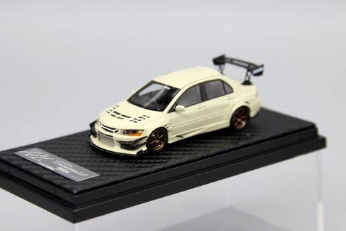 1/64 404Error Mitsubishi EVO IX Evo 9 Modified (Cream White) Car Model ...