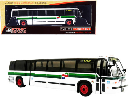 1999 TMC RTS Transit Bus #73 San Francisco Civic Center "Golden Gate ...