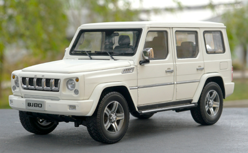 1/18 Dealer Edition Jeep BJ80 (White) Diecast Car Model - LIVECARMODEL.com