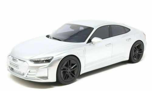 1/18 Dealer Edition Audi RS E-Tron GT (Matte Chrome) Diecast Car Model ...