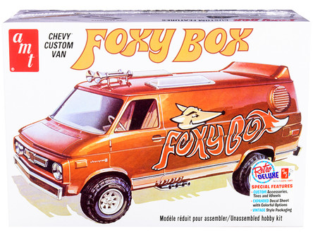 Skill 2 Model Kit Chevrolet Custom Van "Foxy Box" 1/25 Scale Model by ...