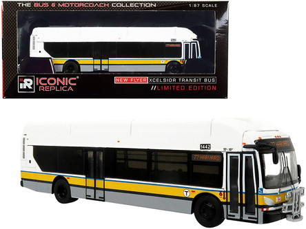 New Flyer Xcelsior XN-40 Transit Bus #77 Harvard "Boston MBTA ...