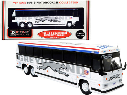 1980 MCI MC-9 Crusader II Intercity Coach Bus "Chicago" "Greyhound ...