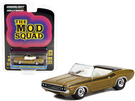 1971 Dodge Challenger 340 Convertible Gold Metallic with Black Stripes ...