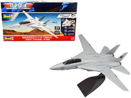 Level 2 Easy-Click Model Kit Maverick's F-14 Tomcat Jet "Top Gun" (1986 ...