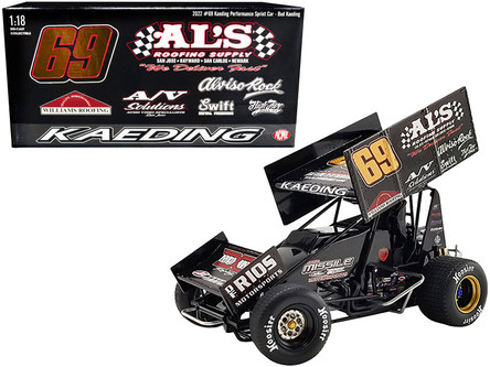 Winged Sprint Car #69 Bud Kaeding "Al's Roofing Supplies" Kaeding ...