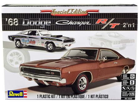 Level 5 Model Kit 1968 Dodge Charger R/T "Special Edition" 2-in-1 Kit 1 ...