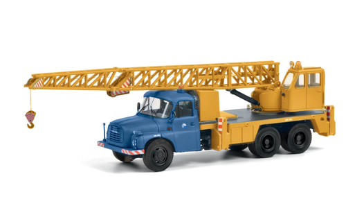 1/43 Schuco Tatra T148 Crane Truck (Yellow & Blue) Car Model ...
