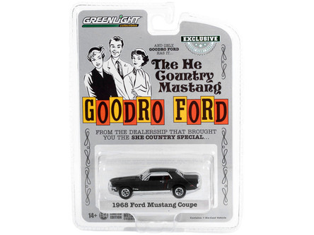 1967 Ford Mustang Stealth Matt Black "He Country Special" "Bill Goodro ...
