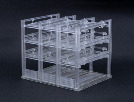 IG-Model Multi-storey Car Park Plastic Model Kit (Clear) - LIVECARMODEL.com