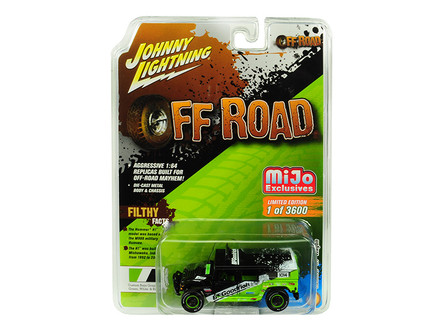 1/64 Johnny Lightning Hummer H1 Wagon #1014 Black and Green "BFGoodrich ...