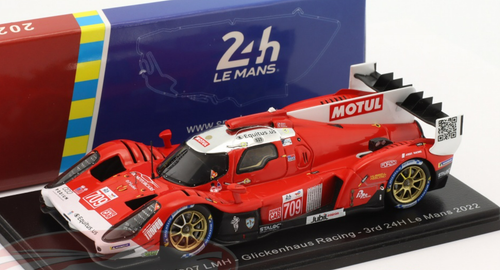 1/43 Spark 2022 Glickenhaus 007 LMH #709 3rd 24h LeMans Glickenhaus ...