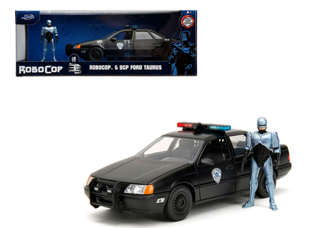 1/24 Jada RoboCop & OCP Ford Taurus Detroit Police (Matte Black ...