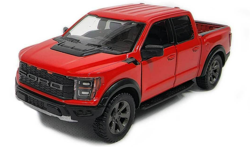 1/46 2022 Ford F-150 Raptor (Red) Diecast Car Model - LIVECARMODEL.com