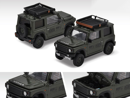1/64 ERA Car DAMD Jimmy Little D (Green) Car Model - LIVECARMODEL.com