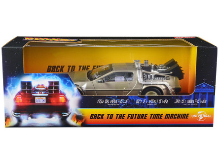 DMC DeLorean Time Machine Stainless Steel "Back to the Future" (1985 ...