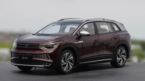 1/18 Dealer Edition Volkswagen VW ID.6X ID6X (Dark Red) Diecast Car ...