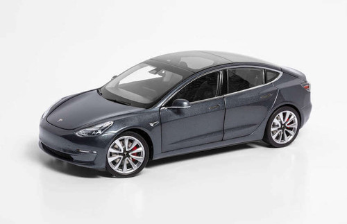 1/18 Official Dealer Edition Tesla Model 3 (Grey) Diecast Car Model ...