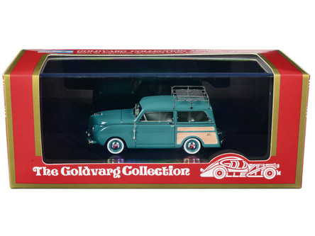 1949 Crosley Station Wagon Medium Blue with Roof Rack and Light Blue ...