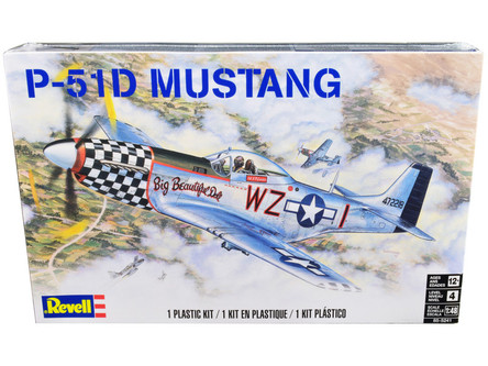 Level 4 Model Kit North American P-51D Mustang Fighter Aircraft 1/48 ...