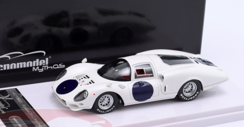 1/43 Tecnomodel 1966 Ferrari 365 P2 White Elephant Press Version 24h ...