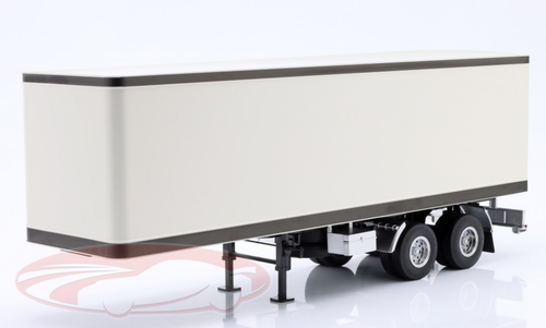 1/18 Road Kings Semi-Trailer (White) Diecast Model - LIVECARMODEL.com