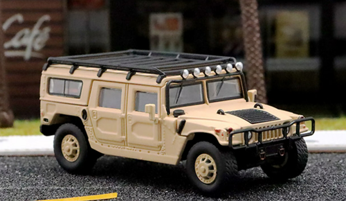 1/64 Master Hummer H1 (Beige) Car Model - LIVECARMODEL.com