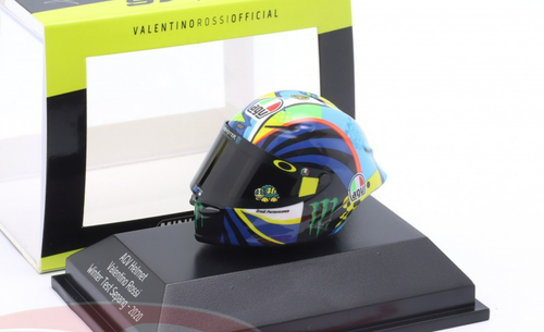 1/8 Minichamps Valentino Rossi Winter Test Sepang MotoGP 2020 AGV ...