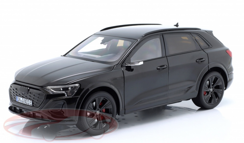 1/18 Dealer Edition 2023 Audi Q8 E-Tron (Myth Black) Diecast Car Model ...