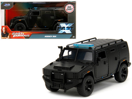 Agency SUV Matt Black "Fast X" (2023) Movie "Fast & Furious" Series 1/ ...