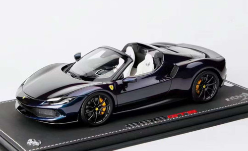 1/18 BBR Ferrari 296 GTS (Purple) Resin Car Model Limited 18 Pieces ...