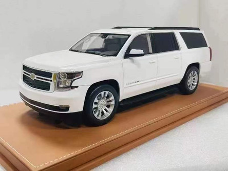 1/18 GOC & Vehicle Art 2008 Chevrolet Chevy Suburban (White) Resin Car ...
