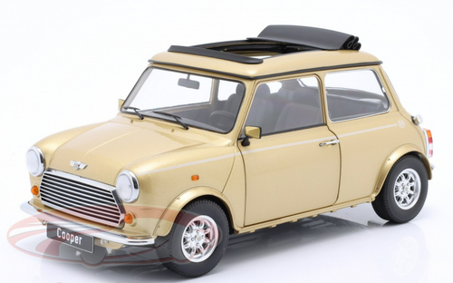 1/12 KK-Scale Mini Cooper LHD with Sunroof (Gold Metaliic) Diecast Car ...