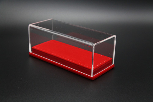 1/43 Acrylic w/ Red Cloth Base Diecast Car Model Display Case ...