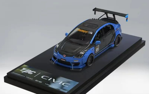 1/64 TCP Honda Civic FD2 Modified (Blue) Diecast Car Model ...