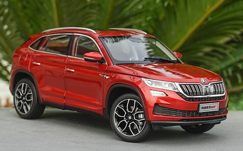 1/18 Dealer Edition Skoda Kodiaq GT (Red) Diecast Car Model ...